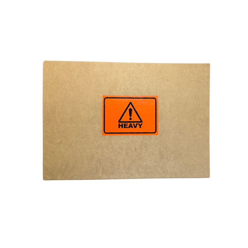 HEAVY warning labels 72mm x 100m - Packaging Recyclers